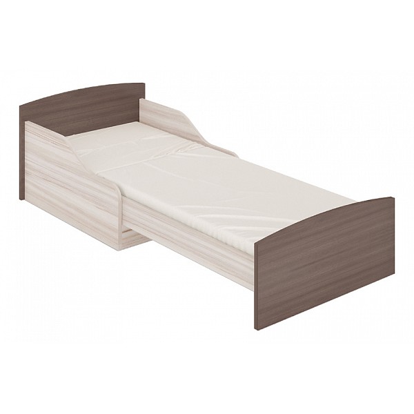 Кровать Мэрдэс Бартоло КТД 90х200 см, бежевый/коричневый