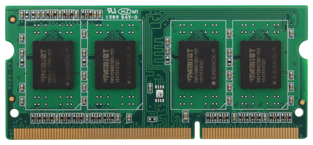 Оперативная память Patriot 4Gb DDR-III 1600MHz SO-DIMM (PSD34G160081S)