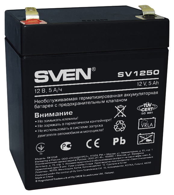 Аккумулятор для ИБП Sven SV1250