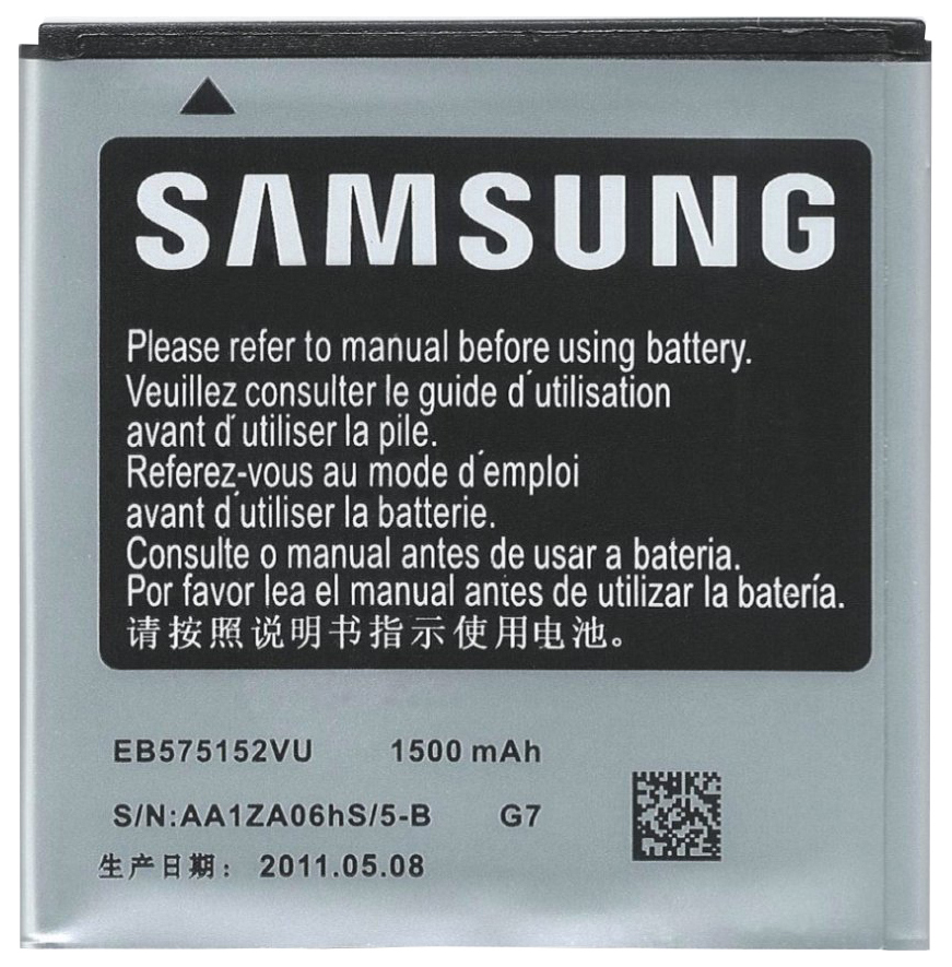 Аккумулятор для телефона Samsung 1500мА/ч для Samsung Galaxy S