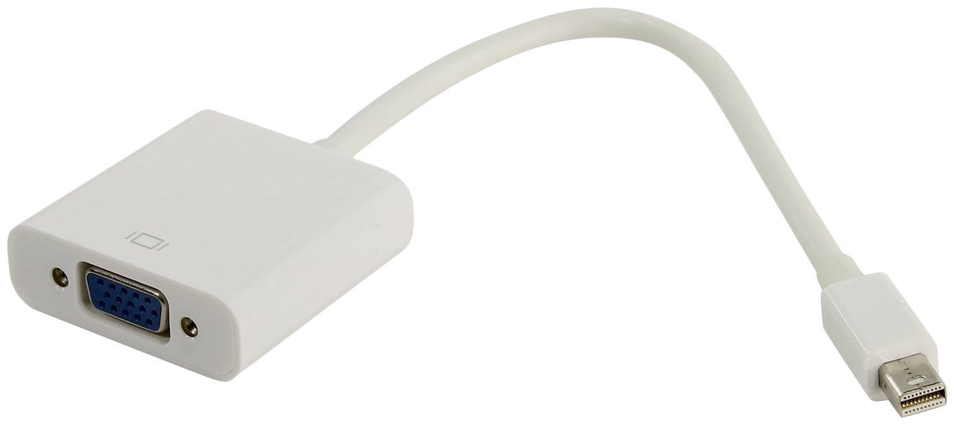 Адаптер Behpex Mini DisplayPort-VGA, M-F White