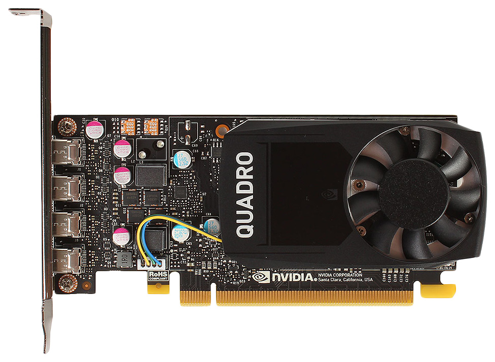 Видеокарта PNY NVIDIA Quadro P1000 (VCQP1000-PB)