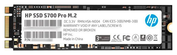 SSD накопитель HP S700 Pro M.2 2280 256 ГБ (2LU75AA)