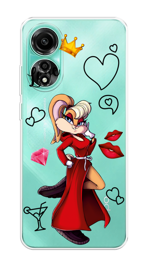 Чехол на Oppo A78 4G "Rich Lola Bunny"