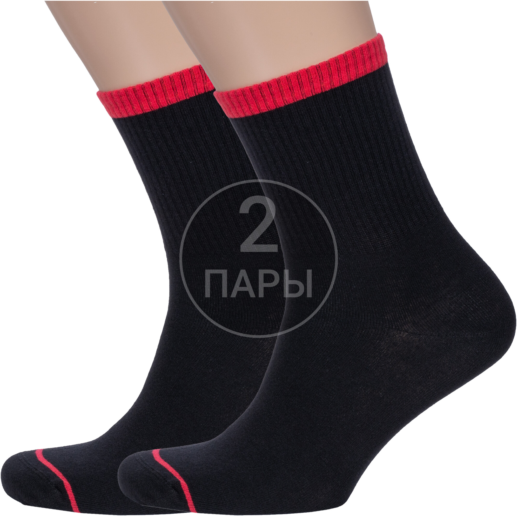 Комплект носков мужских Rusocks 2-М3-13749 разноцветных 25-27