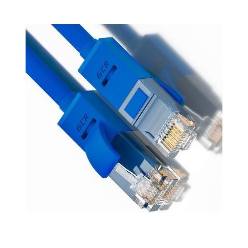 Кабель GCR RJ45-RJ45 2м M-M Blue GCR-LNC01-2.0m