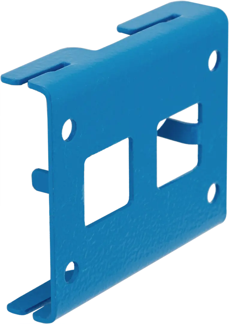 Пластина-соединитель для стеллажа МКФ сталь цвет синий