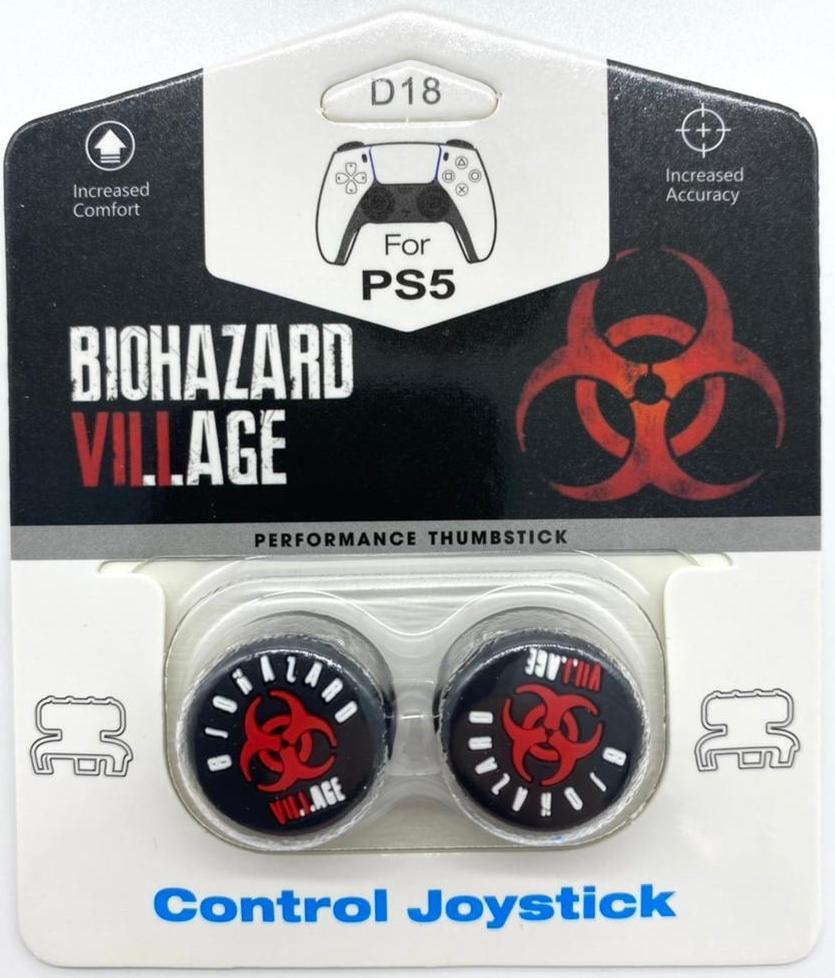 Накладки на стики для геймпада DualSense FPS Master Biohazard VII.I. Age (Red) (PS5)