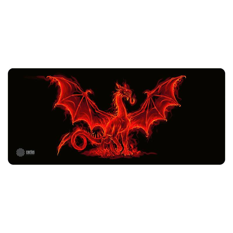 Игровой коврик для мыши CACTUS Fire Dragon XXL (CS-MP-PRO07XXL)