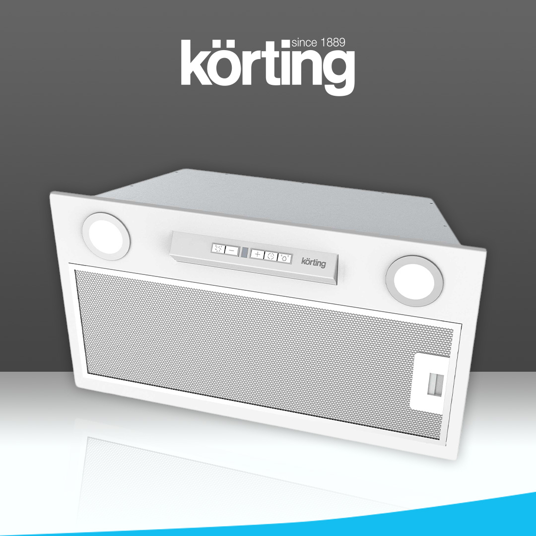 Вытяжка встраиваемая Korting KHI 6755 W белый