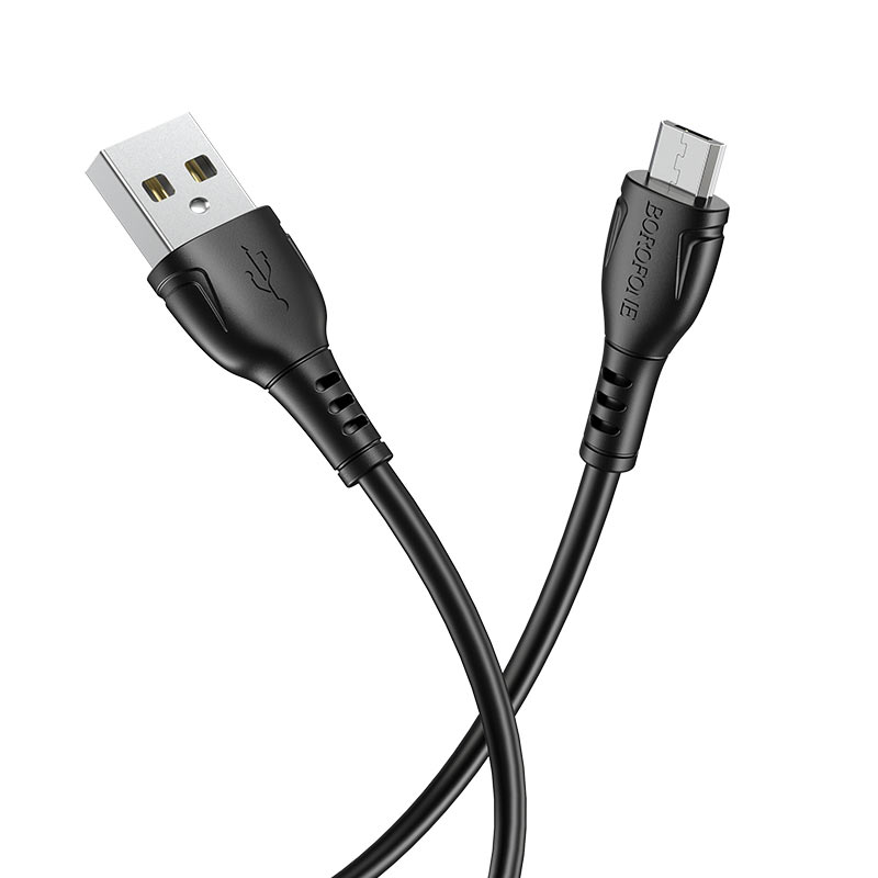 Дата-кабель Borofone BX51 USB to Micro-USB, черный