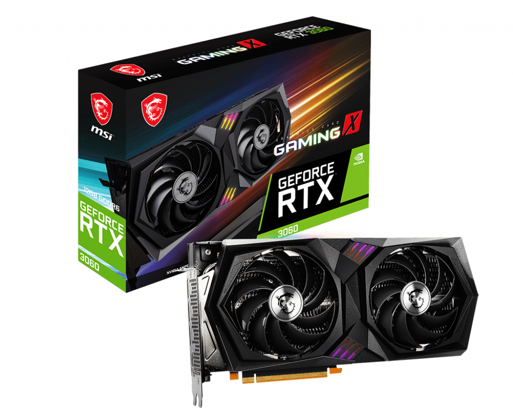 Видеокарта MSI NVIDIA RTX3060 GAMING X LHR (RTX 3060 GAMING X 12G)