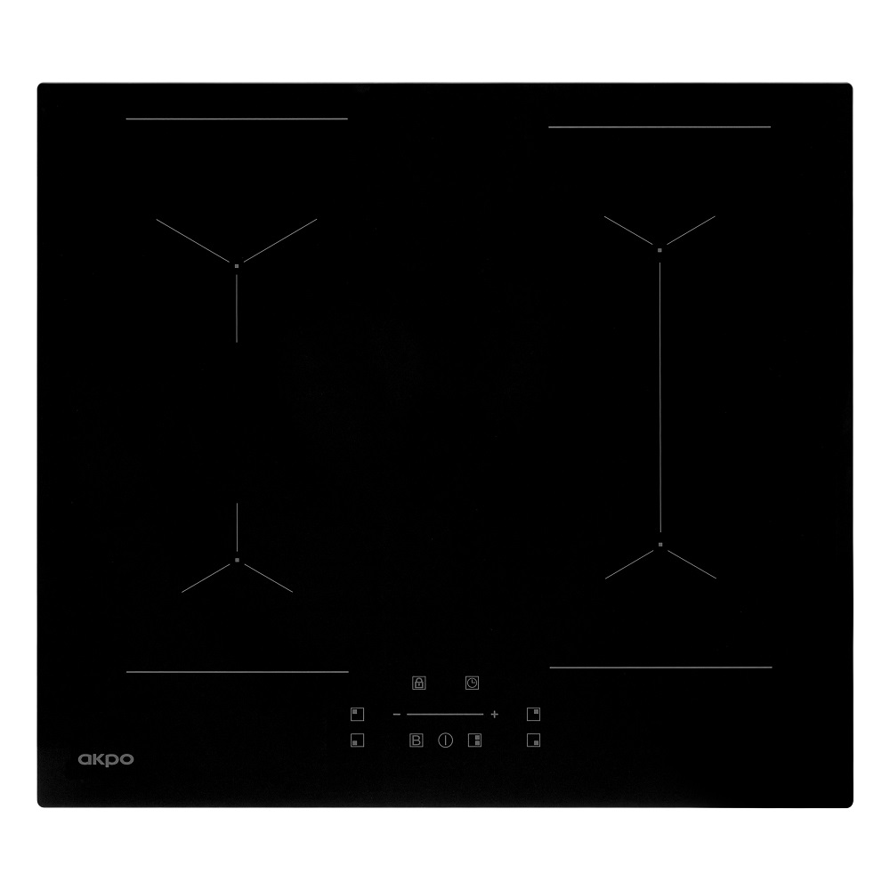 Встраиваемая варочная панель индукционная AKPO PIA 6094218U BL черная