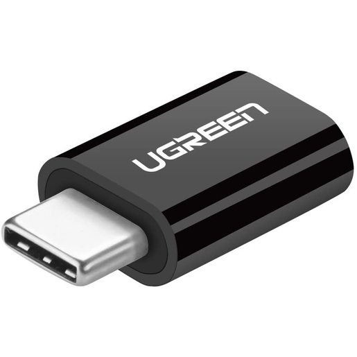 Адаптер UGREEN US157 (30391) USB-C to Micro USB Adapter черный