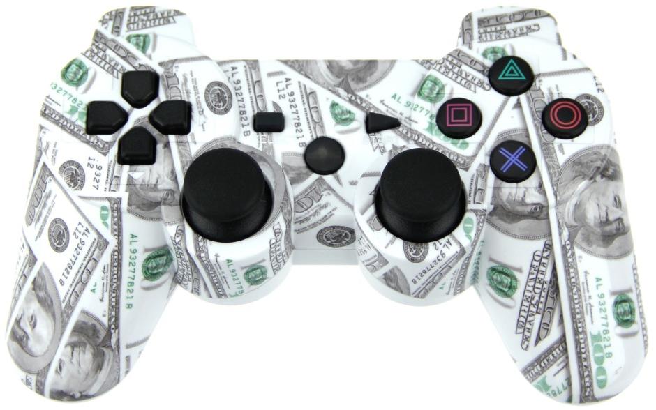 Геймпад NoBrand DualShock 3 Wireless Controller PS3 Dollar (1084939) (Не оригинал)