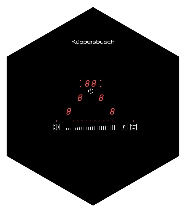Встраиваемая варочная панель индукционная Kuppersbusch EKWI 3740.0 S черный