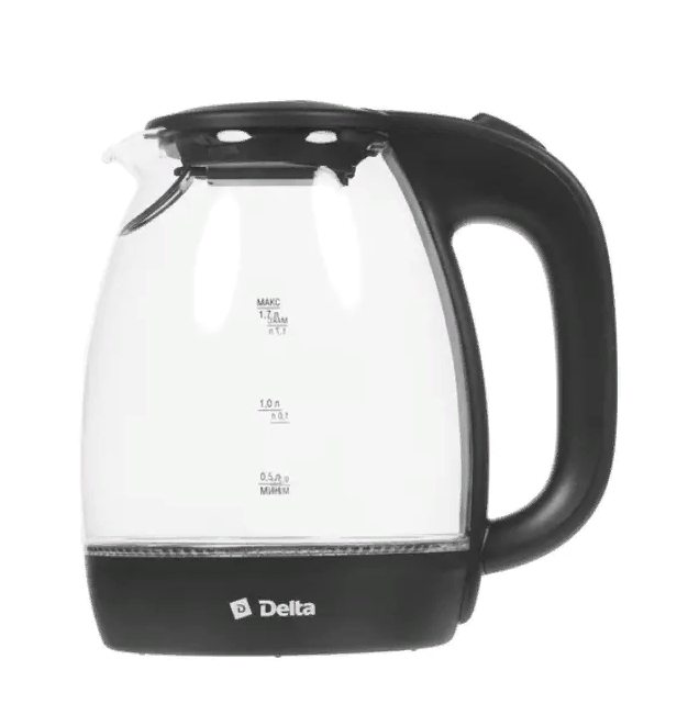 Чайник электрический Delta DL-1203 1.7л черный