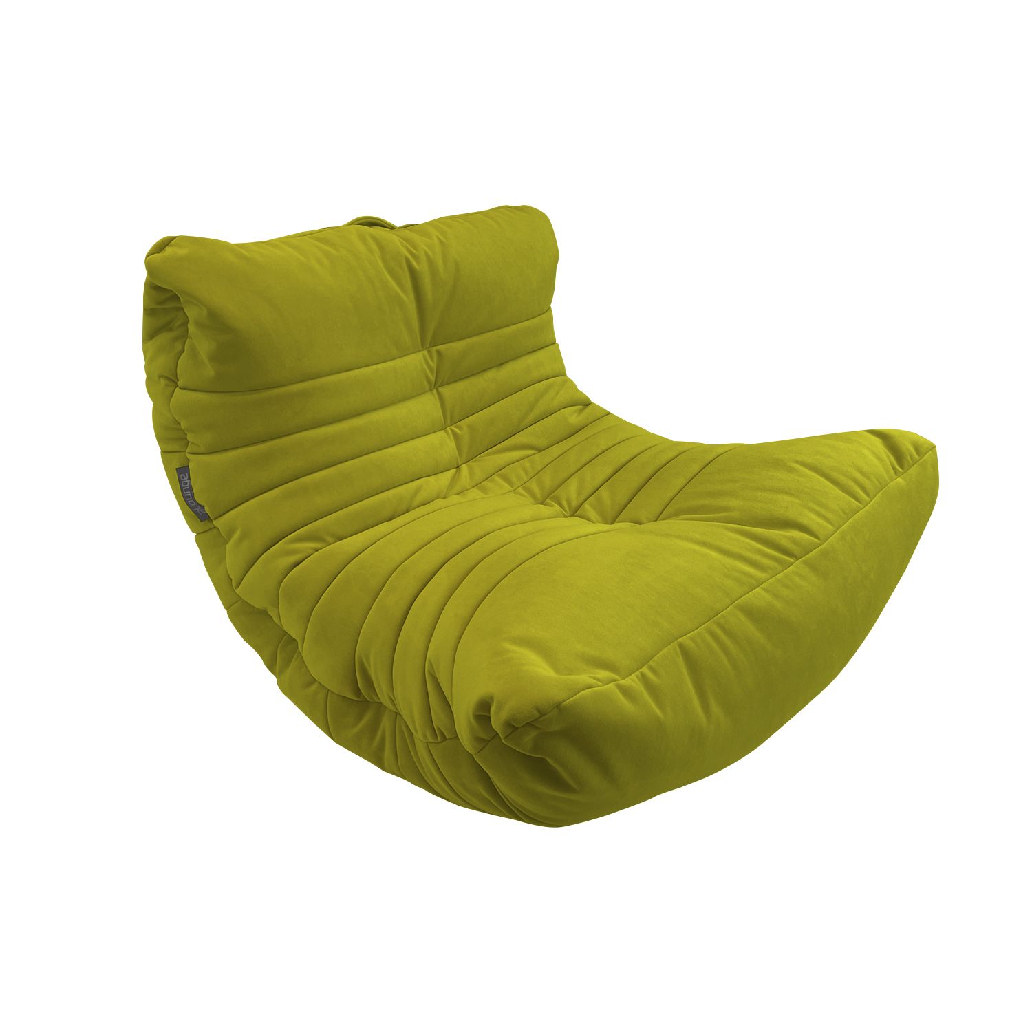 Кресло-мешок нового формата aLounge - Acoustic Sofa - Lime Citrus (велюр, салатовый)