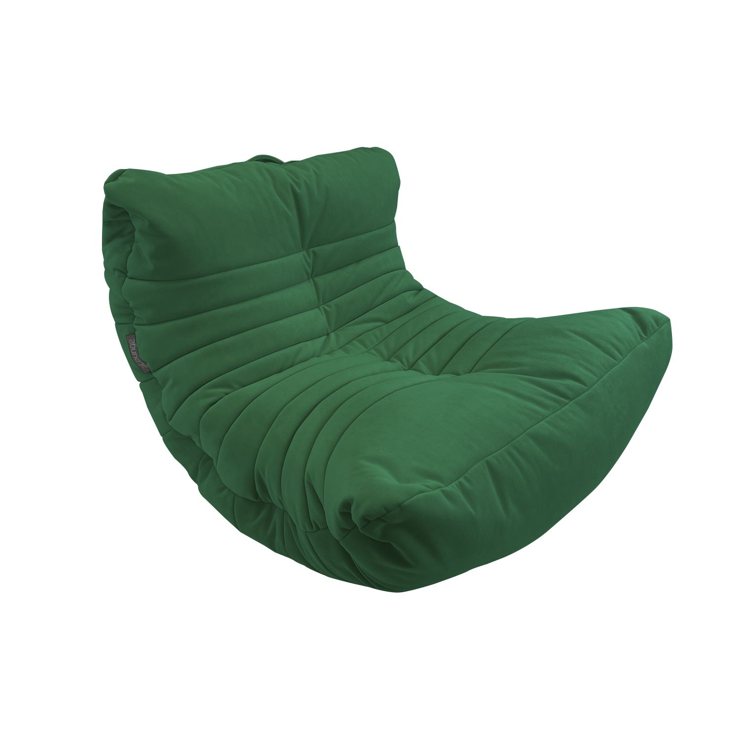 Кресло-мешок нового формата aLounge - Acoustic Sofa - Forest Green (велюр, изумрудный)
