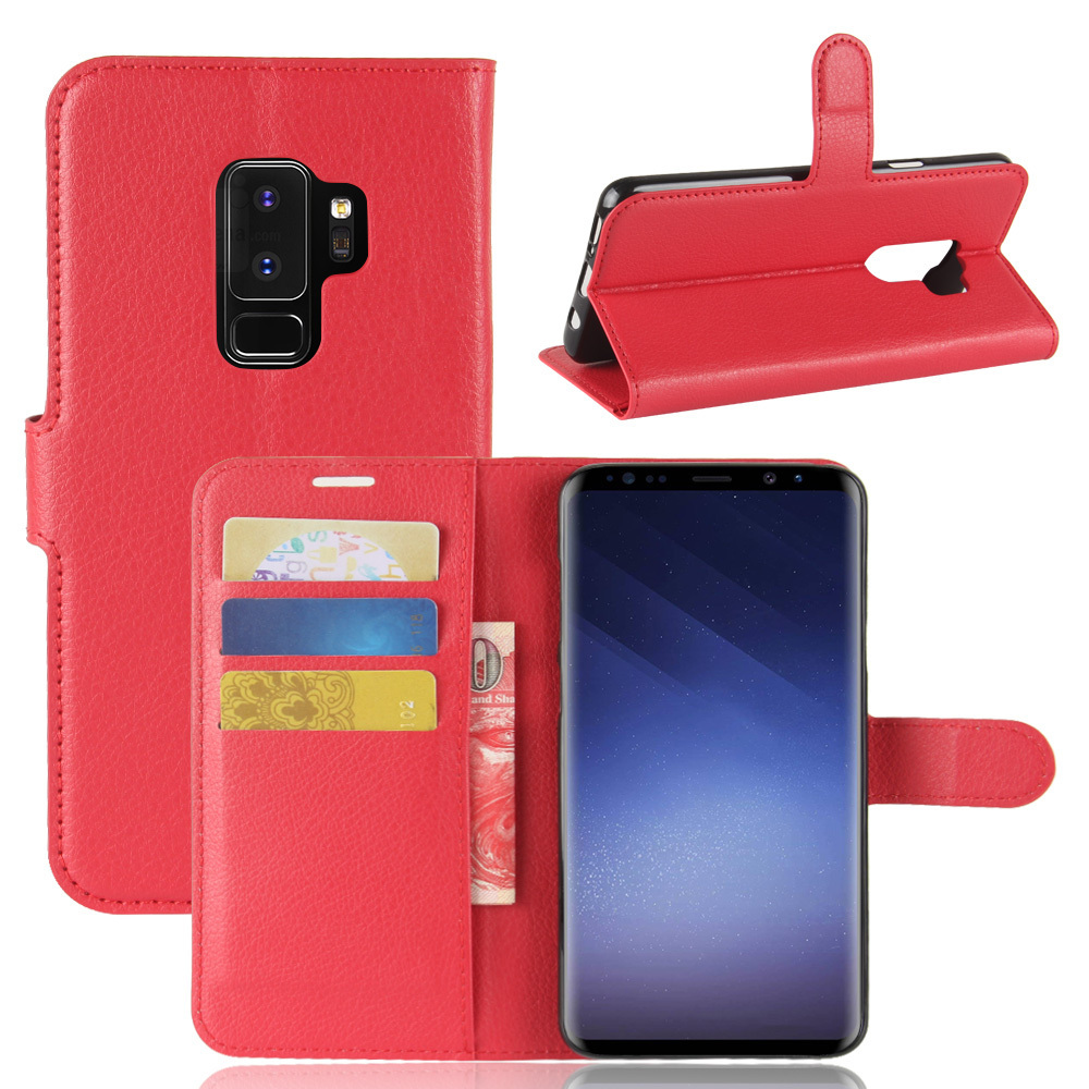 Чехол-книжка PRESTIGE для Samsung Galaxy S9 Plus (красный)