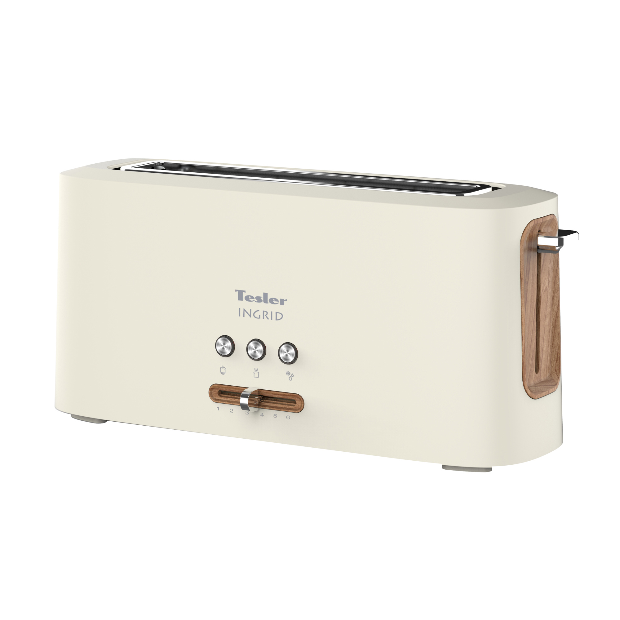 Тостер TESLER TT-140 бежевый