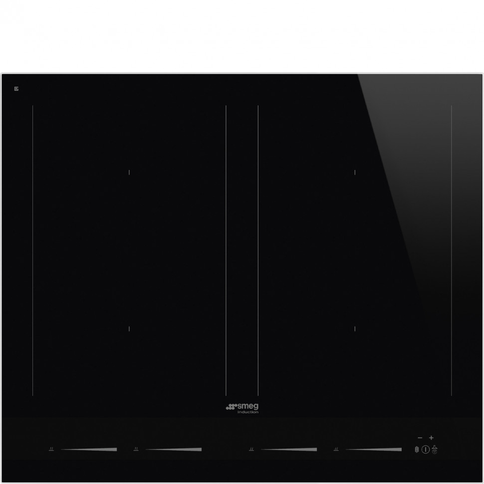 Встраиваемая варочная панель индукционная Smeg SIM1644D черный
