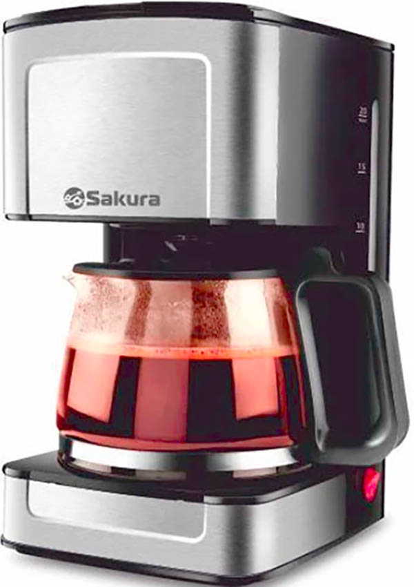 Кофеварка капельного типа SAKURA SA-6116 черный