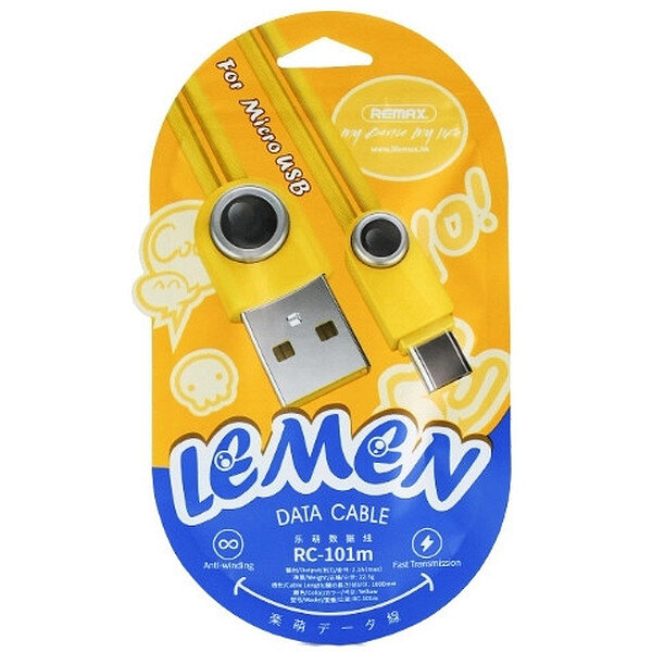 Кабель Remax Lemen RC-101m Micro желтый 1м