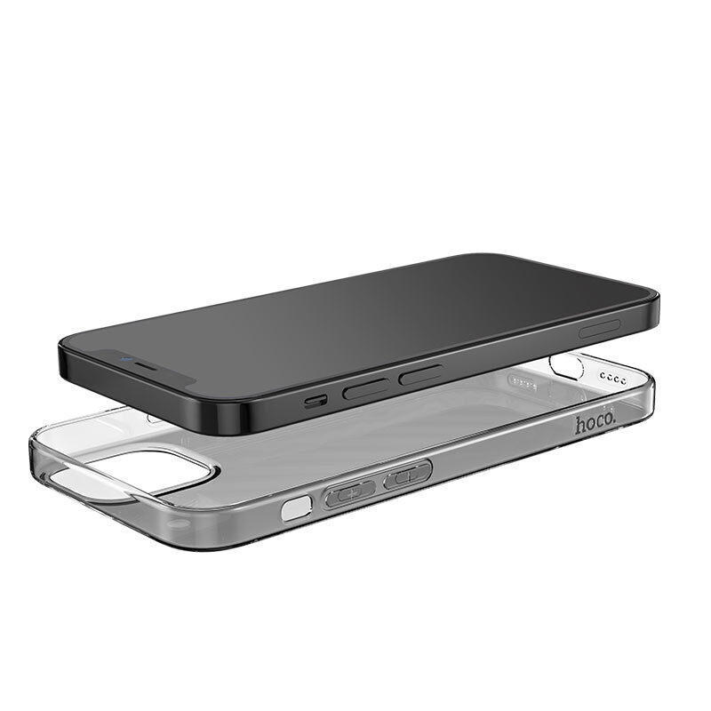 Чехол силиконовый Hoco для iPhone 12 Pro Max 6.7" Light series черный