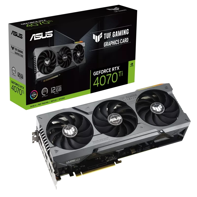 Видеокарта ASUS NVIDIA GeForce RTX 4070 Ti 12Gb (TUF-RTX4070TI-12G-GAMING)