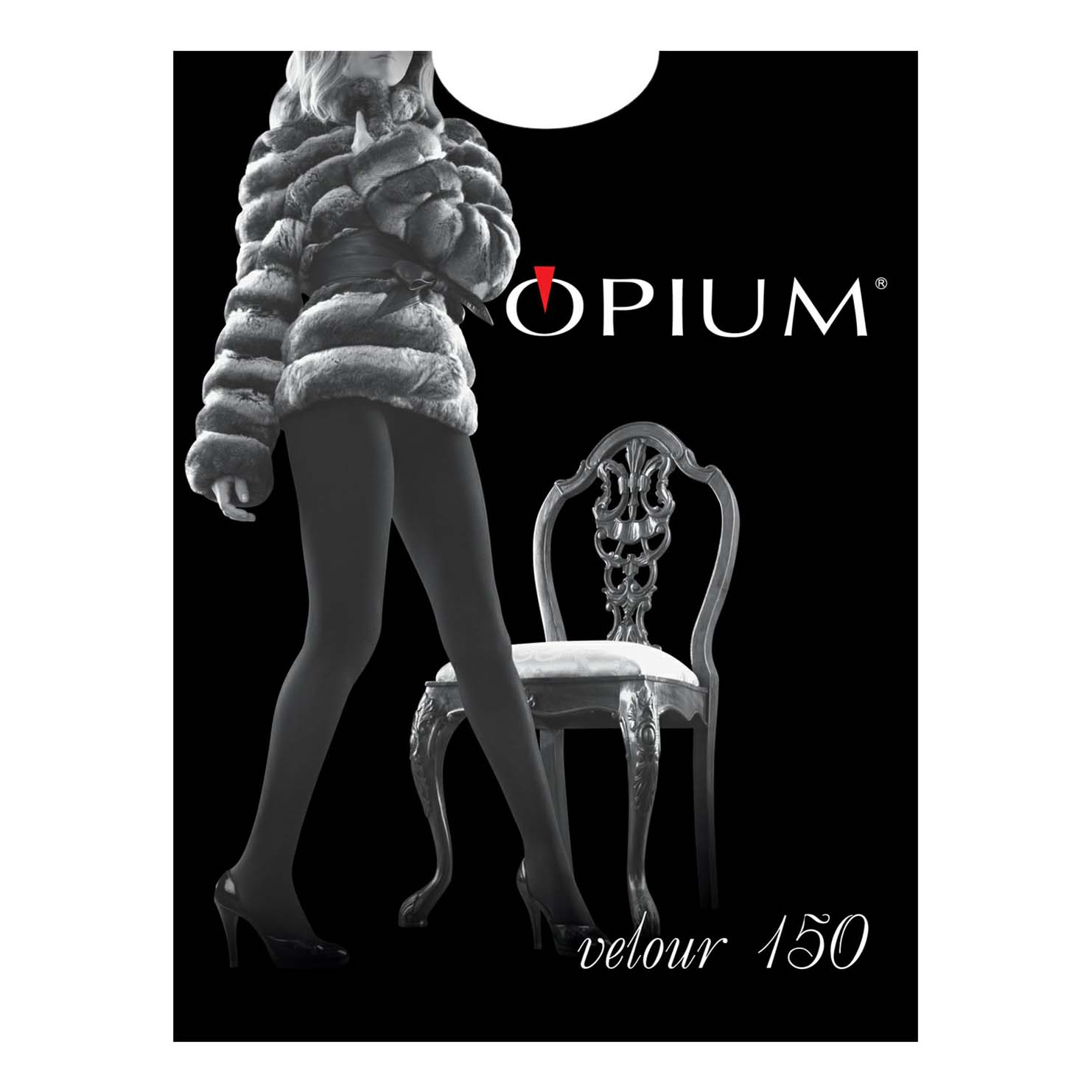 Колготки женские Opium серые 4