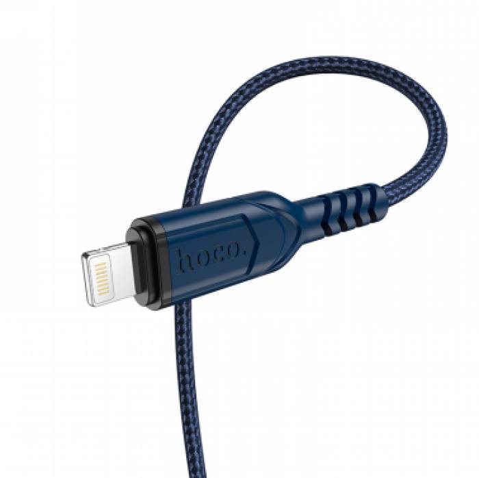 Кабель USB Hoco X59 Victory для Lightning, 2.4 A, длина 1.0 м, черный