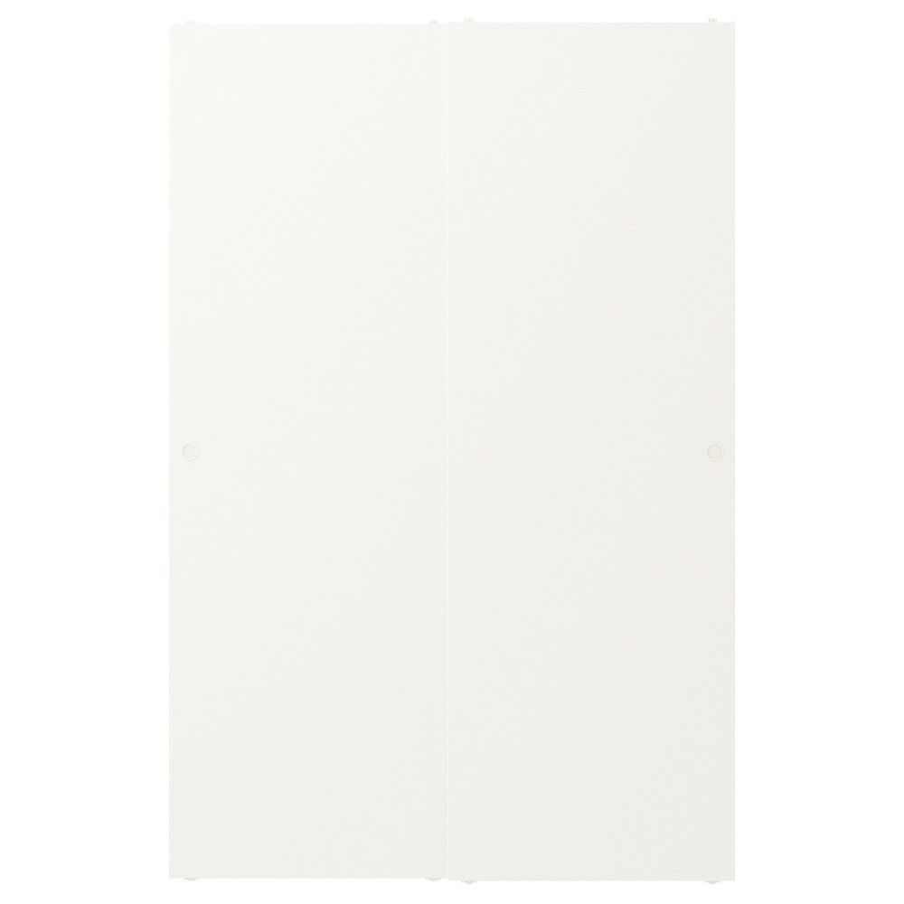 Пара раздвижных дверей IKEA ФОННЕС 603.875.17 белый 120x180 см