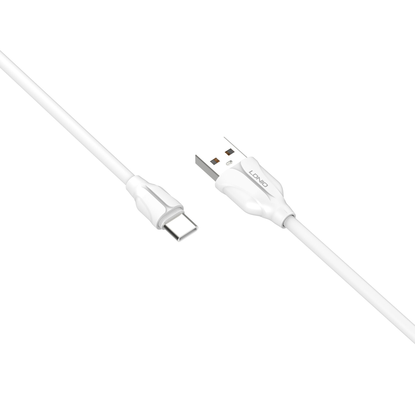 LDNIO LS361/ USB кабель Type-C/ 1m/ 2.4A/ медь: 86 жил/ White