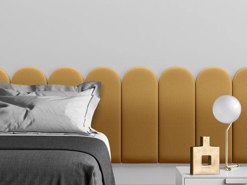 Панель кровати Eco Leather Gold 30х60R см 4 шт.