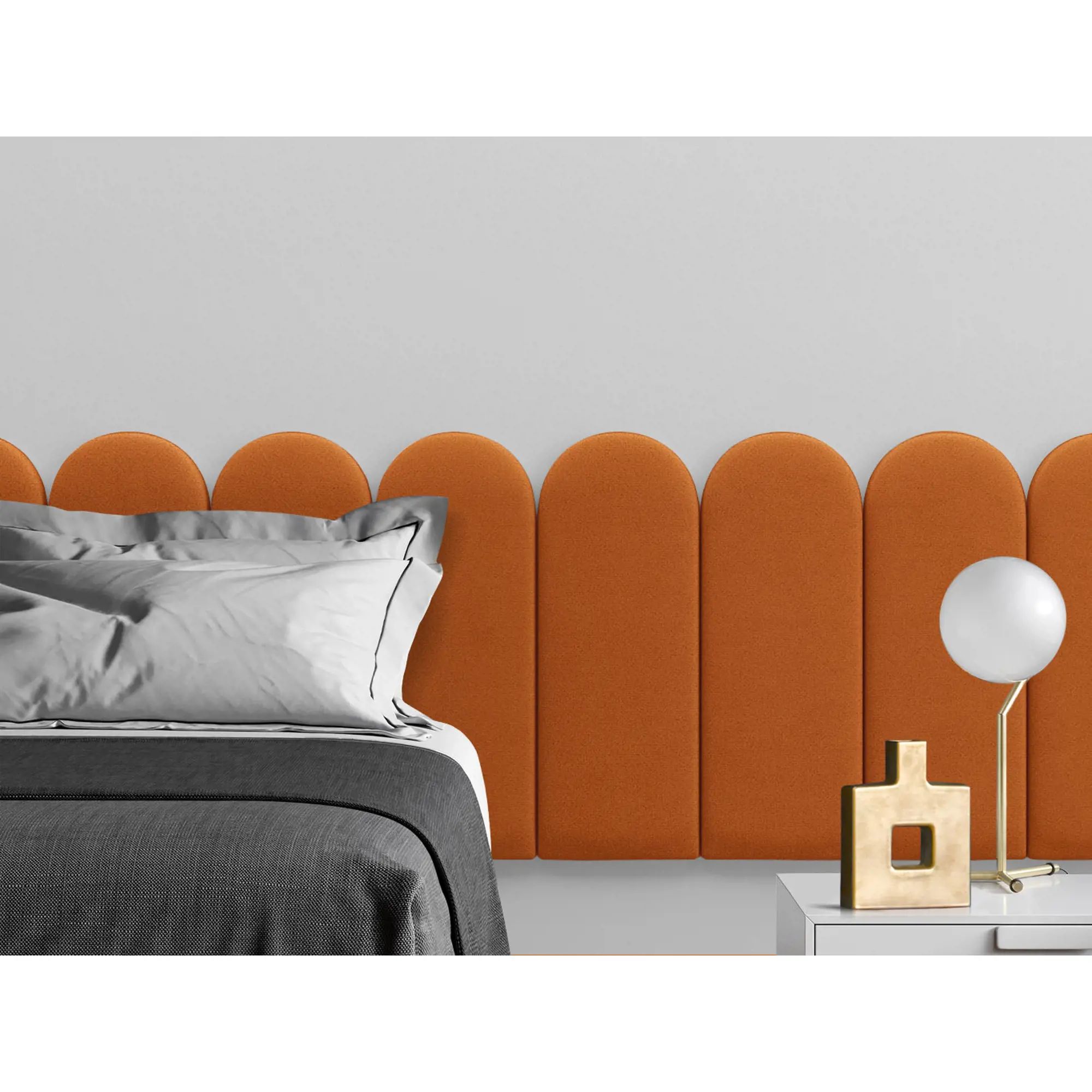 Панель кровати Velour Orange 30х60 см 2 шт.
