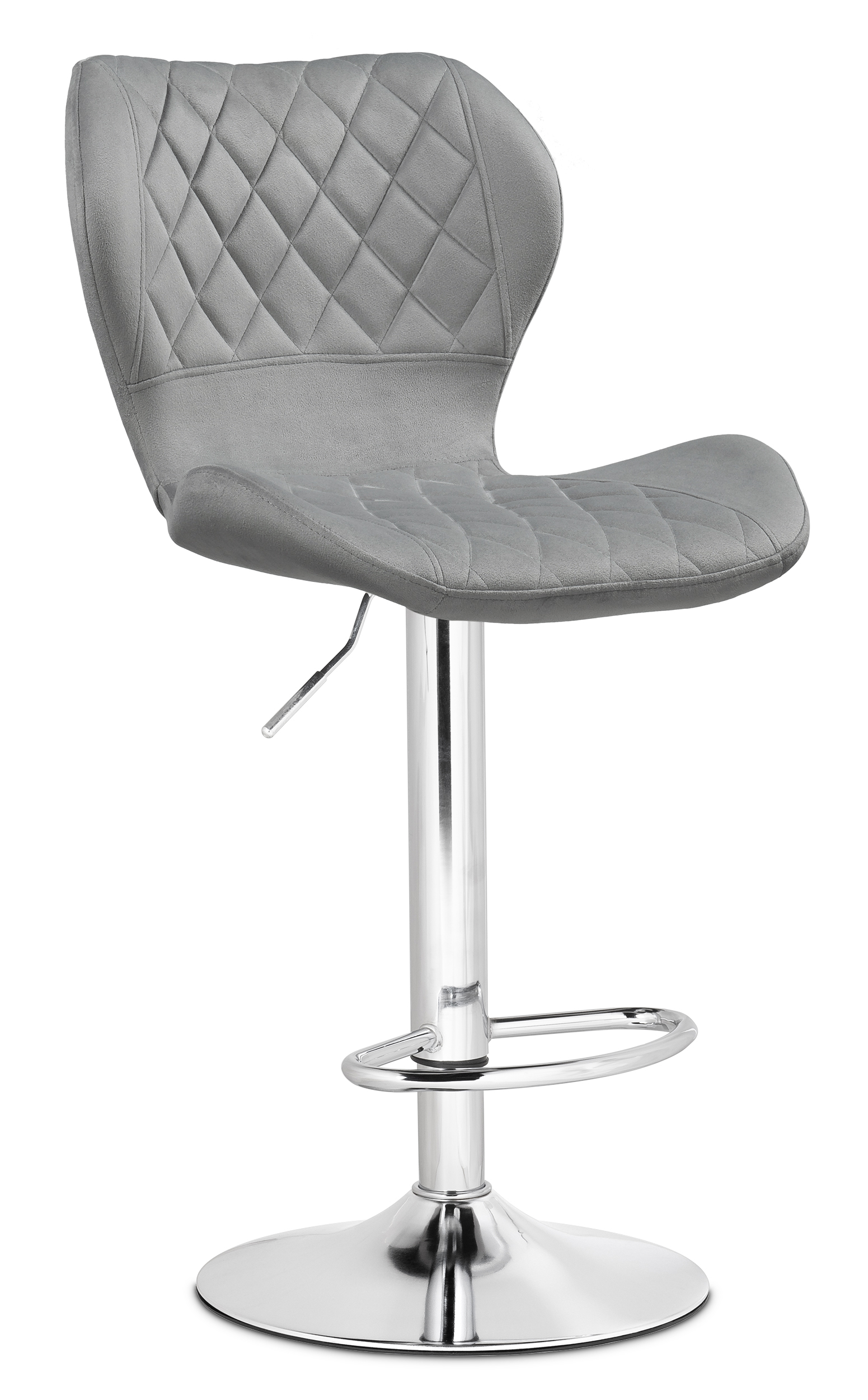 Барный стул Woodville Porch chrome / gray