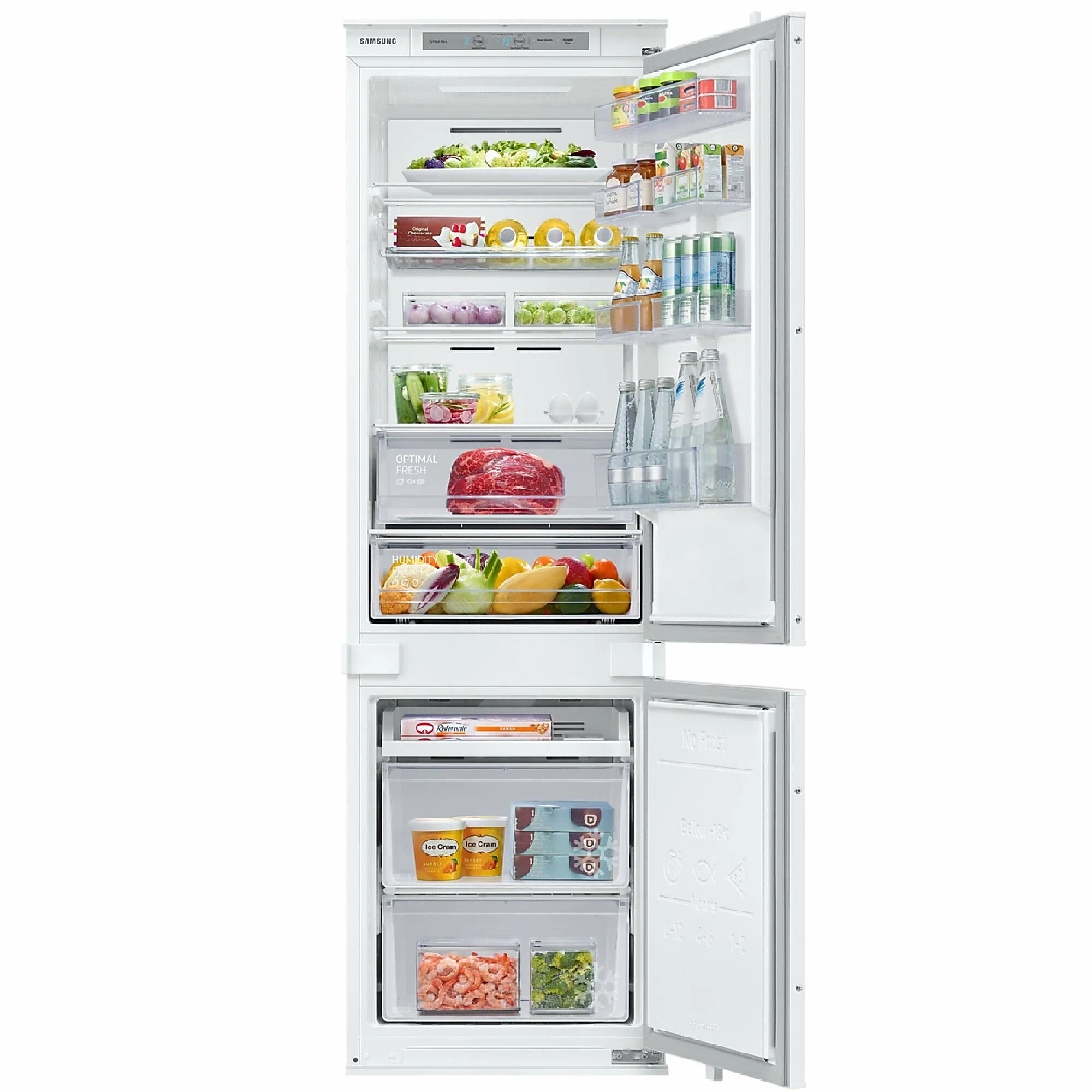 Встраиваемый холодильник Samsung BRB26605DWW белый