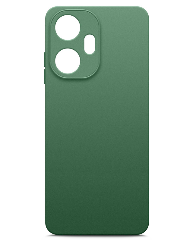 Чехол Brozo на Realme C55 силиконовый зеленый опал(матовый)