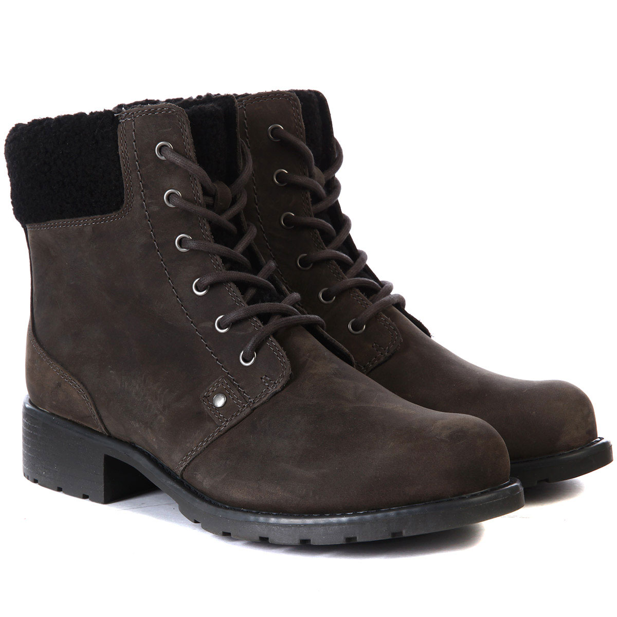 Ботинки женские Clarks серые 36 EU