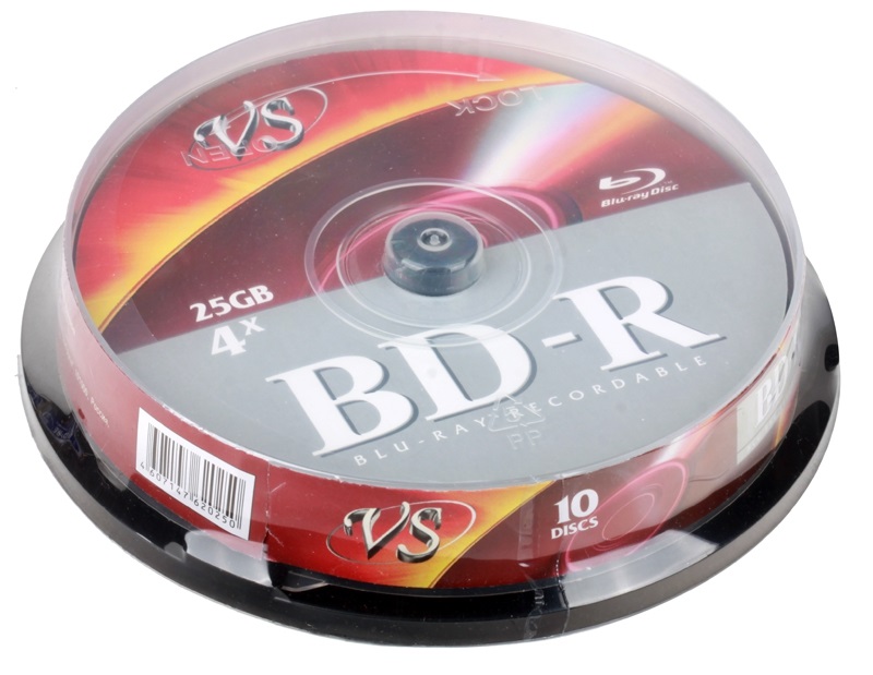 Диск VS BD-R 25 Gb 10 шт