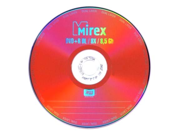 Диск MIREX DVD+R 8.5 Gb 1 шт