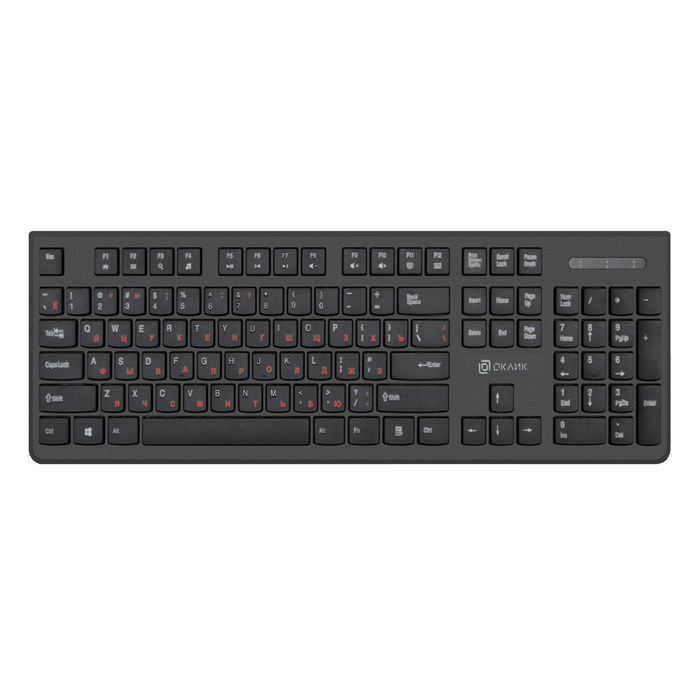 Проводная клавиатура OKLICK 505M Black