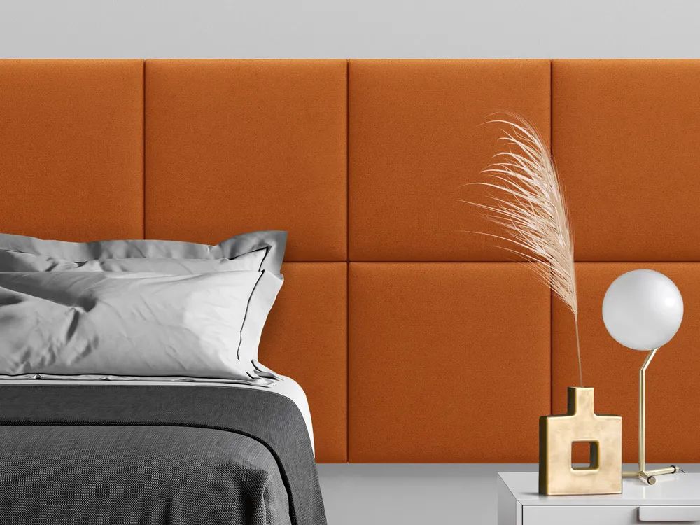 Панель кровати Velour Orange 50х50 см 2 шт.