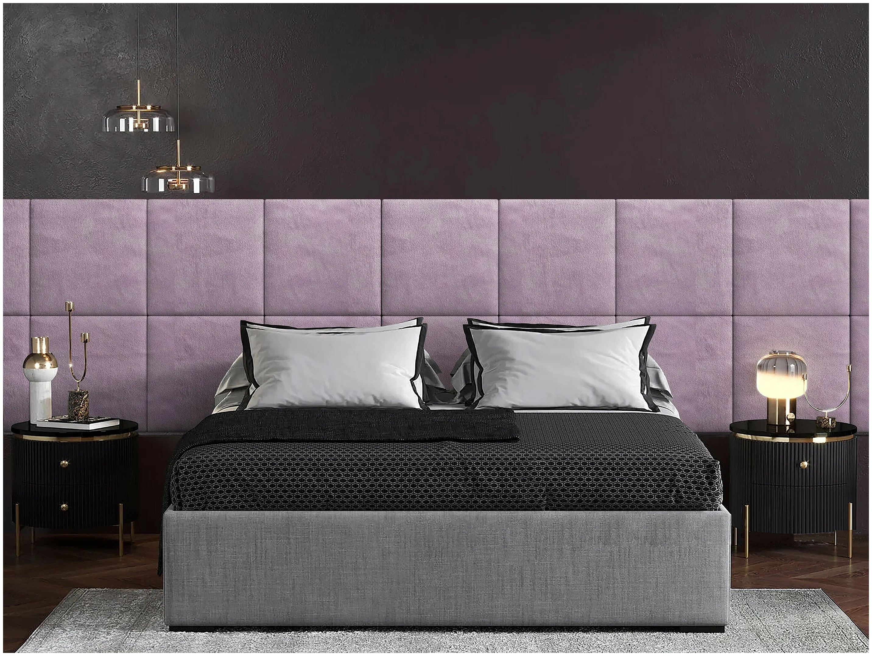 Панель кровати Velour Pink 50х50 см 1 шт.