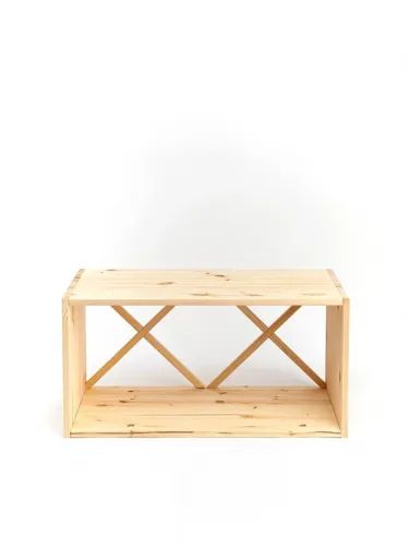 Полка куб KETT-UP ECO Apelvik 78*39 см, деревянная