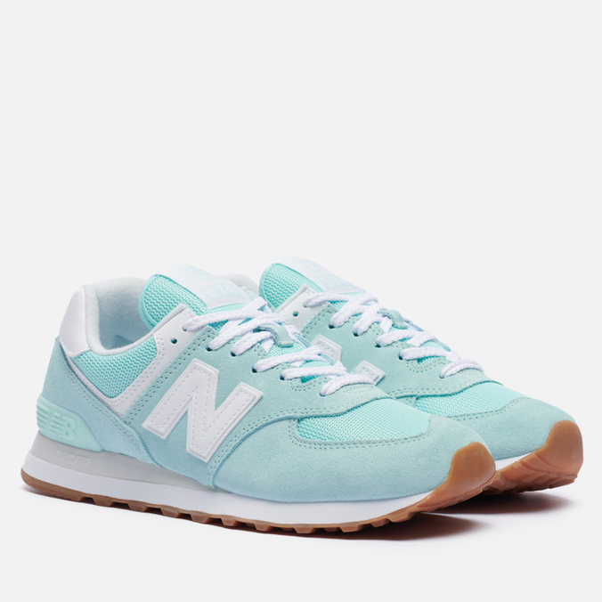 Кроссовки женские New Balance WL574PS2 голубые 37 EU