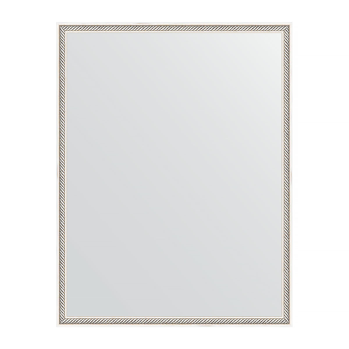 Зеркало в раме 68x88см Evoform BY 0674 витое серебро