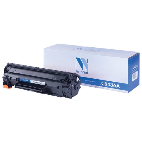 Картридж для лазерного принтера NV Print CB436A, черный, совместимый
