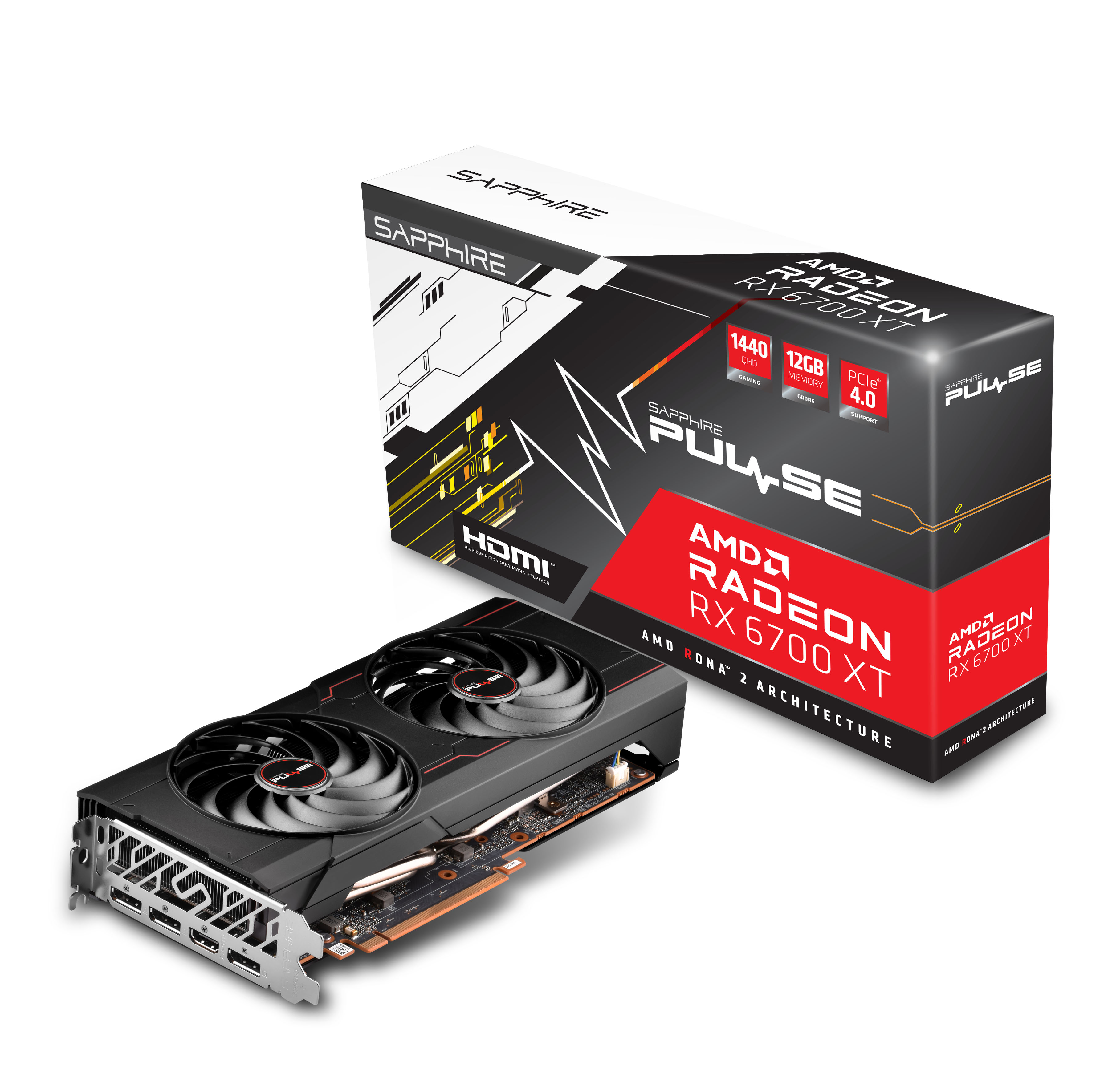 Видеокарта Sapphire AMD Radeon RX 6700 XT Gaming OC Pulse (11306-05-20G)